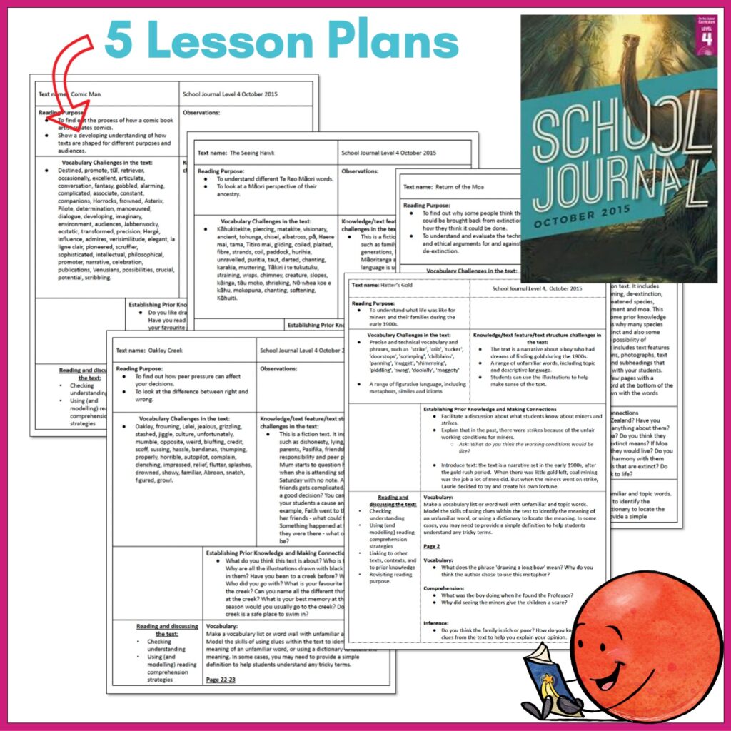 NZ School Journal Level 4 October 2015 Follow Up Activities - Top ...
