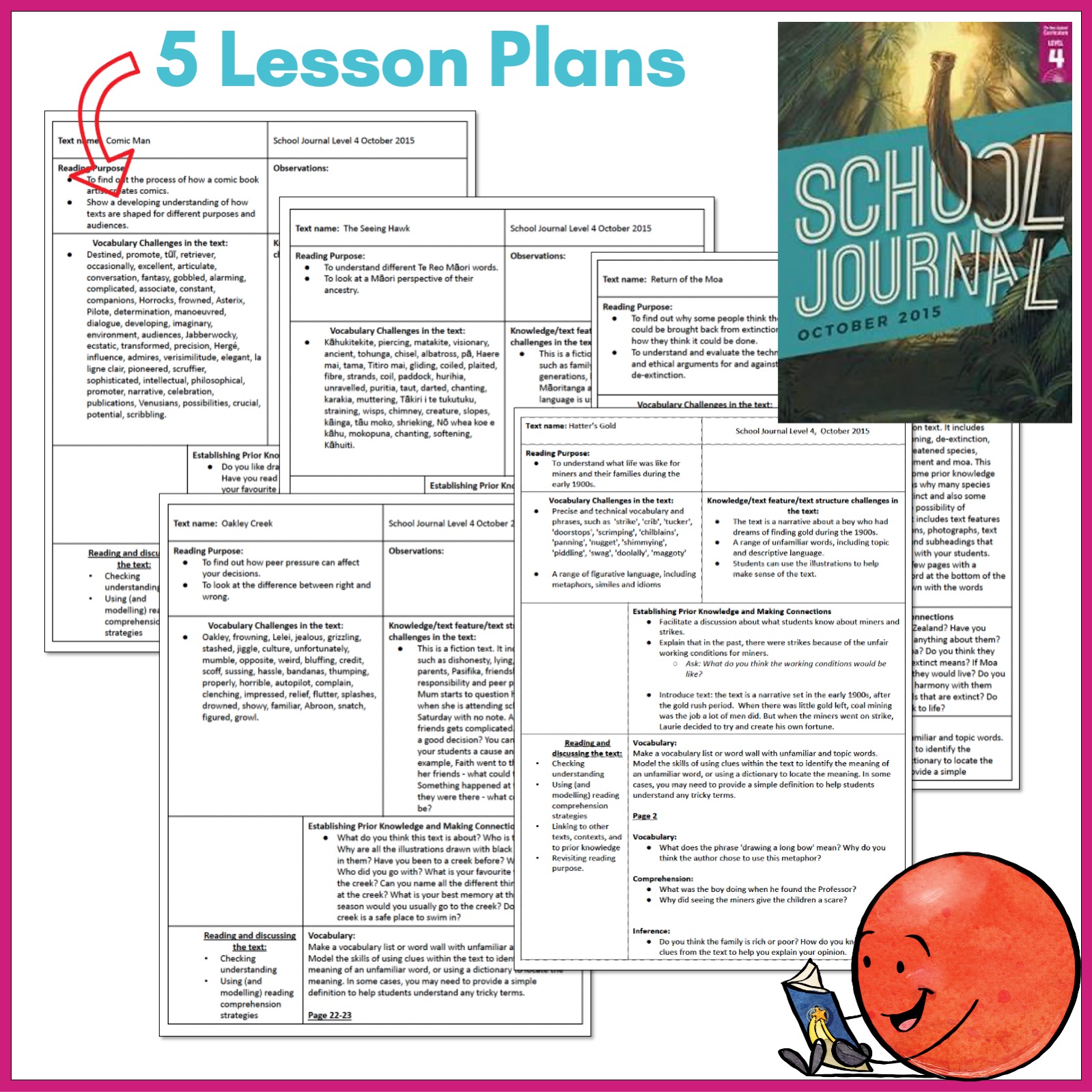NZ School Journal Level 4 October 2015 Follow Up Activities - Top ...