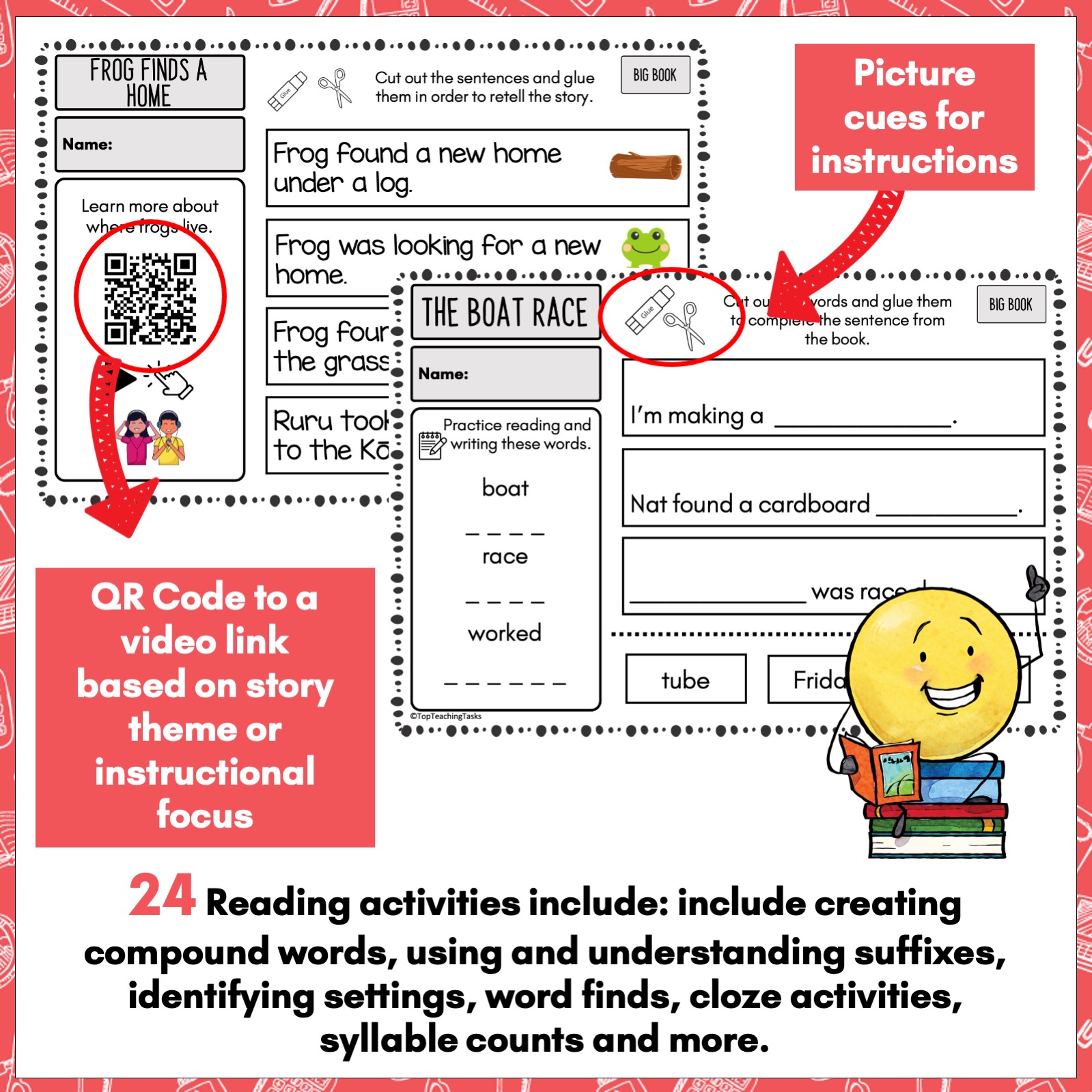 Ready to Read Phonics Plus Big Book Combo - The Boat Race and Frog ...