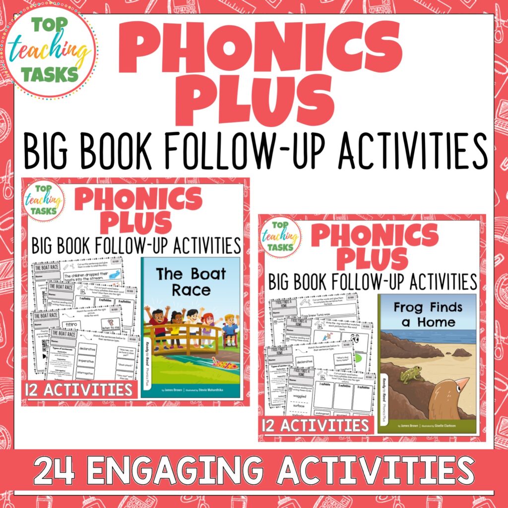 Ready to Read Phonics Plus Big Book Combo - The Boat Race and Frog ...
