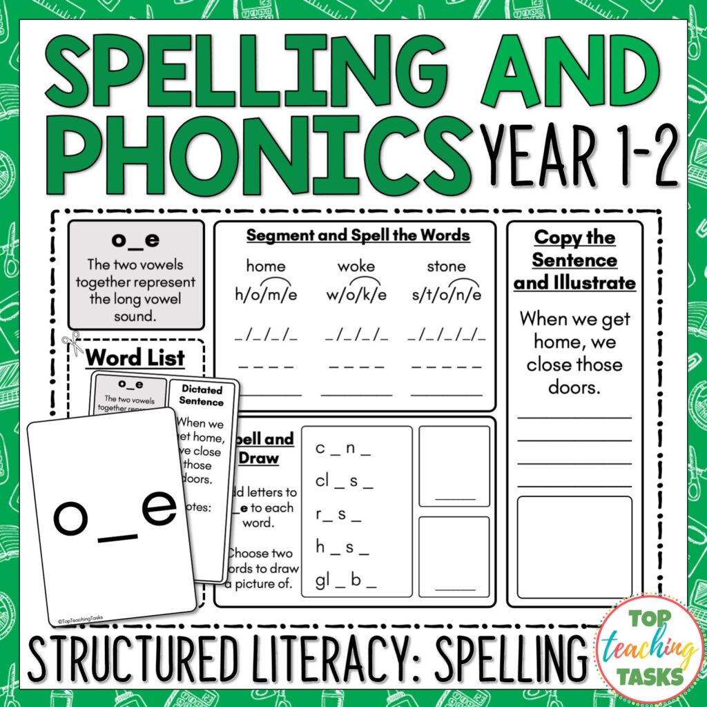 Christmas Spelling Activity Task Cards and Print and Go Student ...