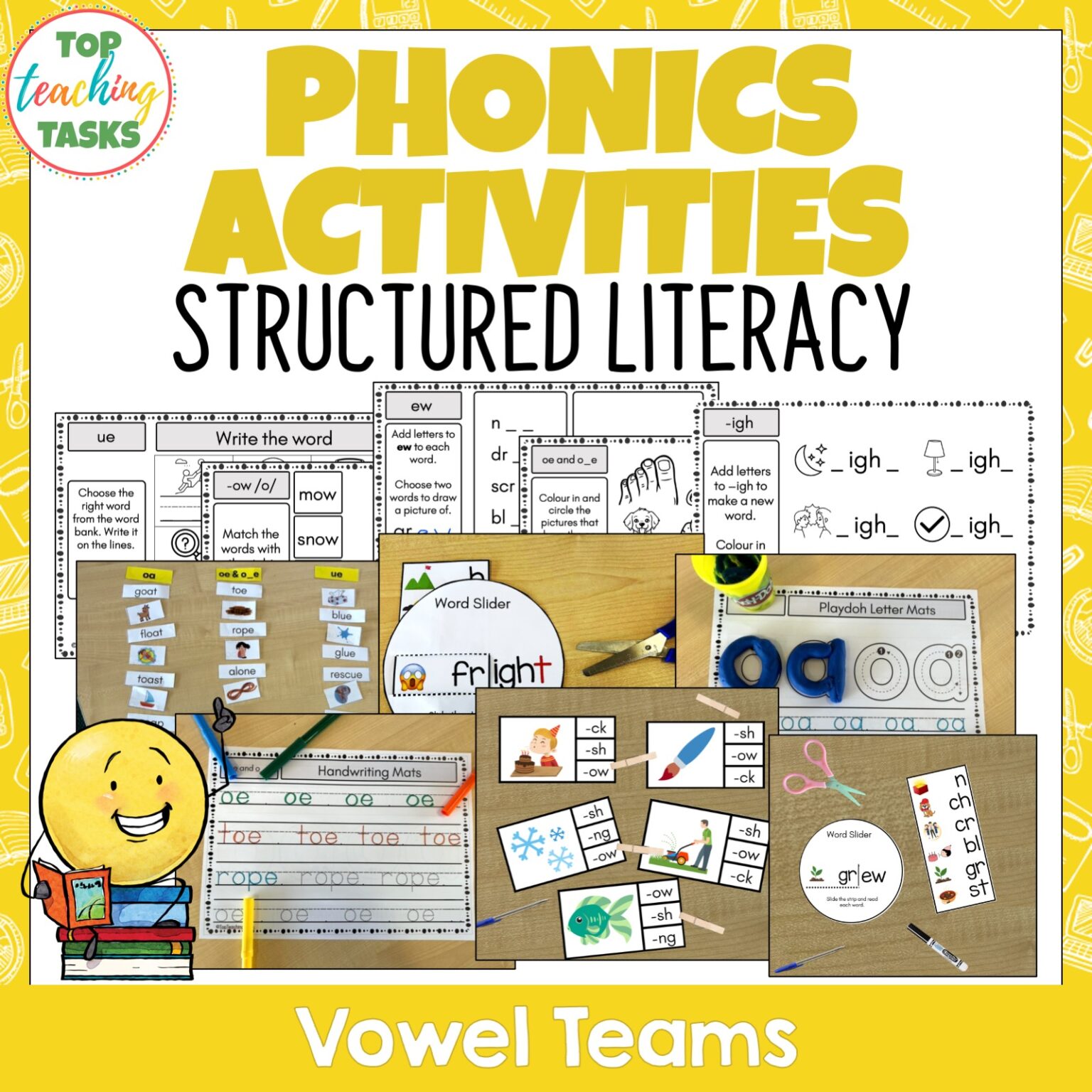 Phonics and Structured Literacy Activities - Vowel Teams - Top Teaching ...