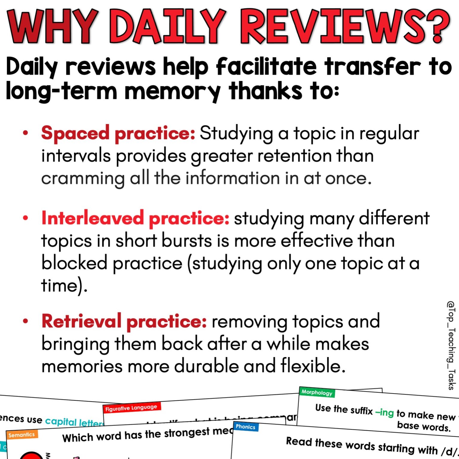Daily Literacy Review Slides for Year 4-6: Set One - Top Teaching Tasks