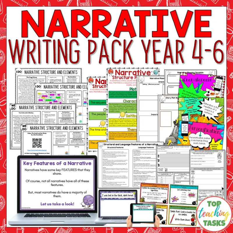 Narrative Writing Activities for Year 4-6 - Top Teaching Tasks
