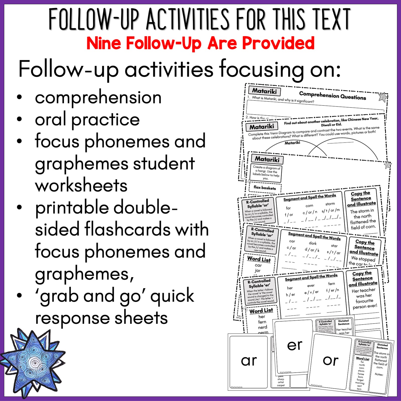 Decodable Text for Older Readers: Matariki - Top Teaching Tasks