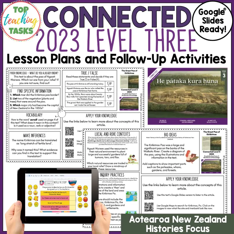 Connected Level 3 2023 He Pātaka Kura Huna - New Zealand History - Top ...
