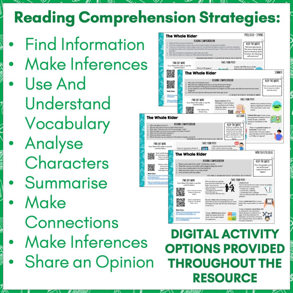 The Whale Rider Novel Study and Discussion Questions | Witi Ihimaera ...