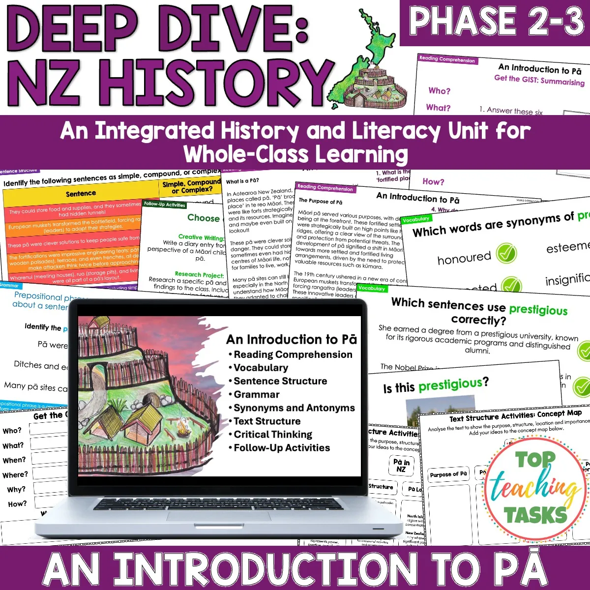 An Introduction to Pā: A Knowledge-Rich NZ History and Literacy Unit ...