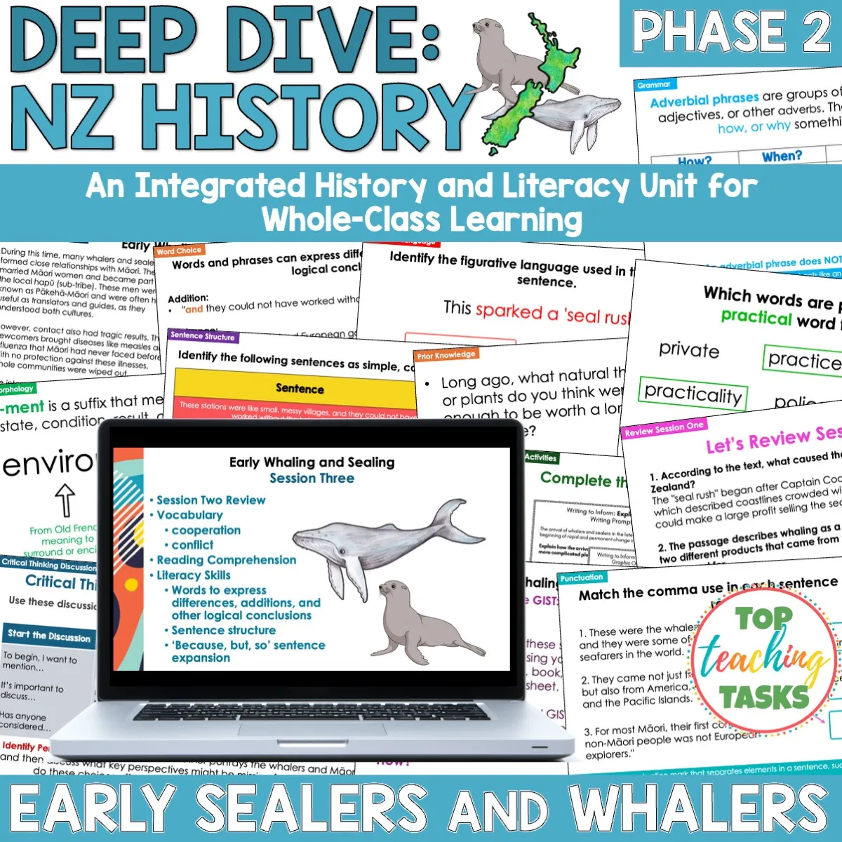 Early Whalers and Sealers - A Knowledge-Rich NZ History and Literacy ...