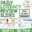 Daily Literacy Reviews - Top Teaching Tasks