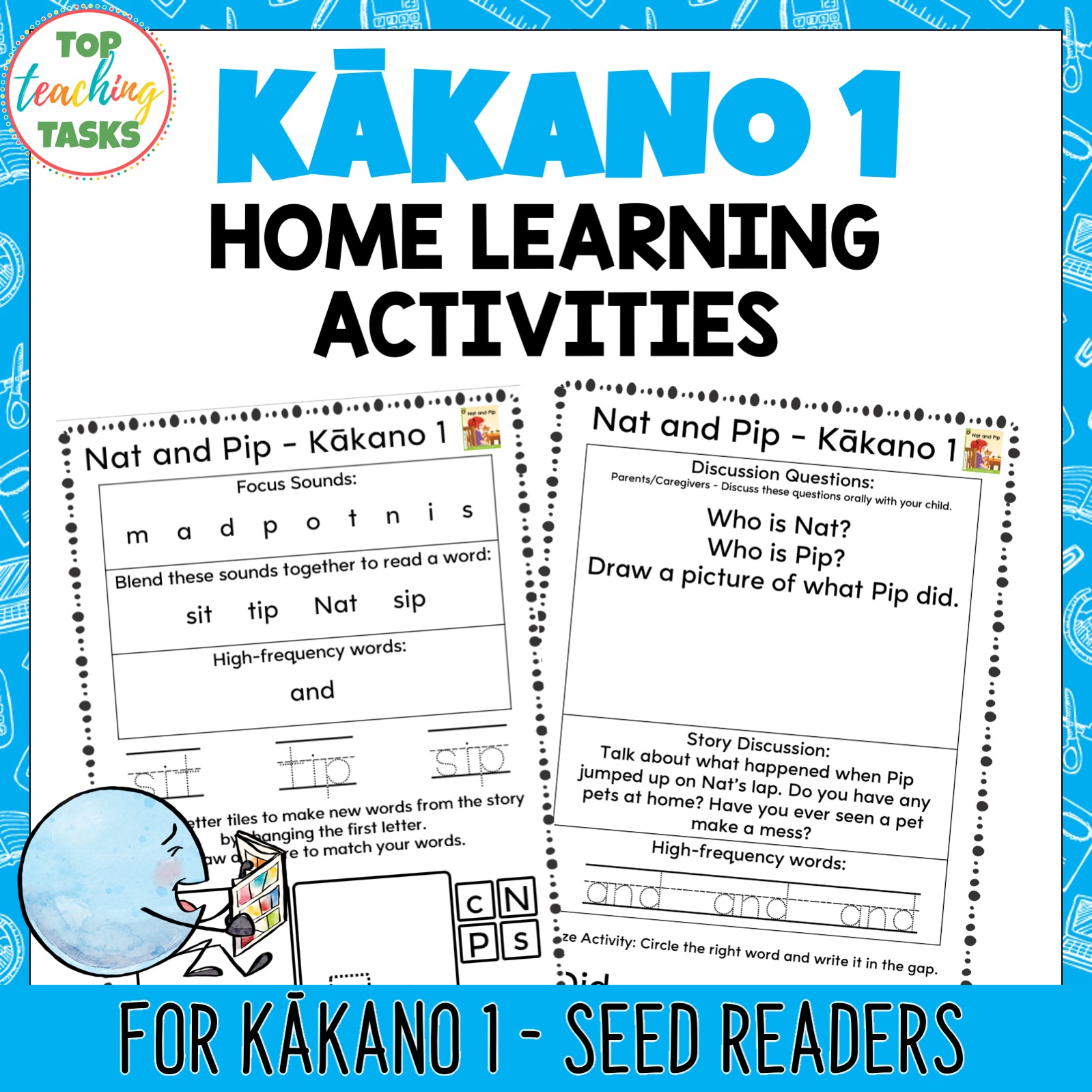 Ready to Read Phonics Plus Kākano One Home Learning Activities - Top ...