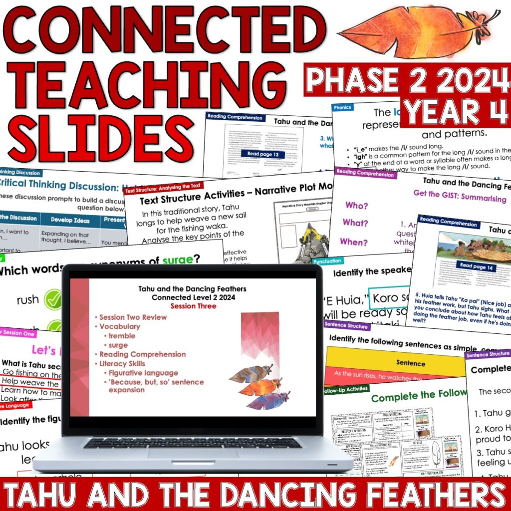Whole Class Connected Resource Year 4 - Tahu and the Dancing Feathers ...