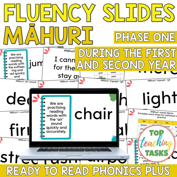 Māhuri Fluency Slides: Ready to Read Phonics Plus - Phase 1: During ...